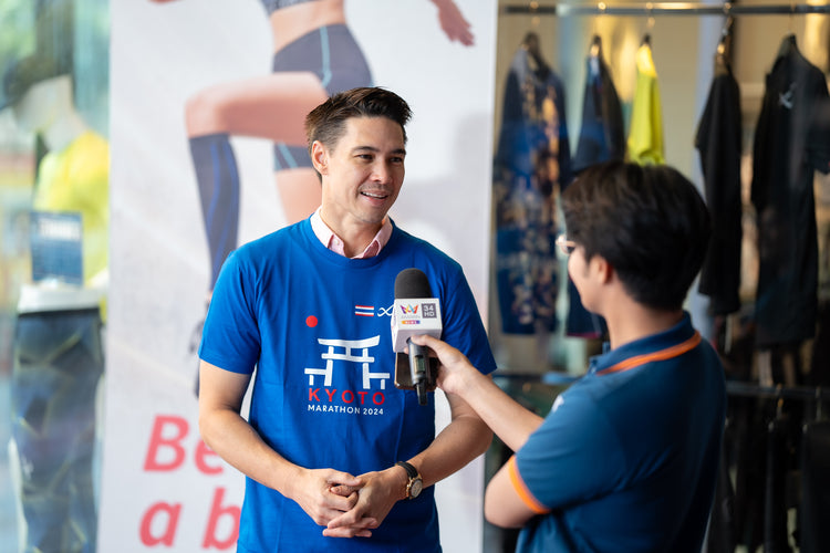 Interview with "Matthew Dean" talking about KYOTO MARATHON 2024 in Kyo ...